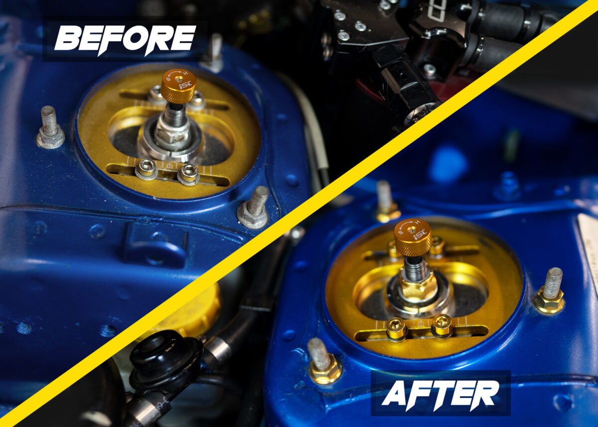 Upgraded Coilover Titanium Hardware - ISC Suspension - NA